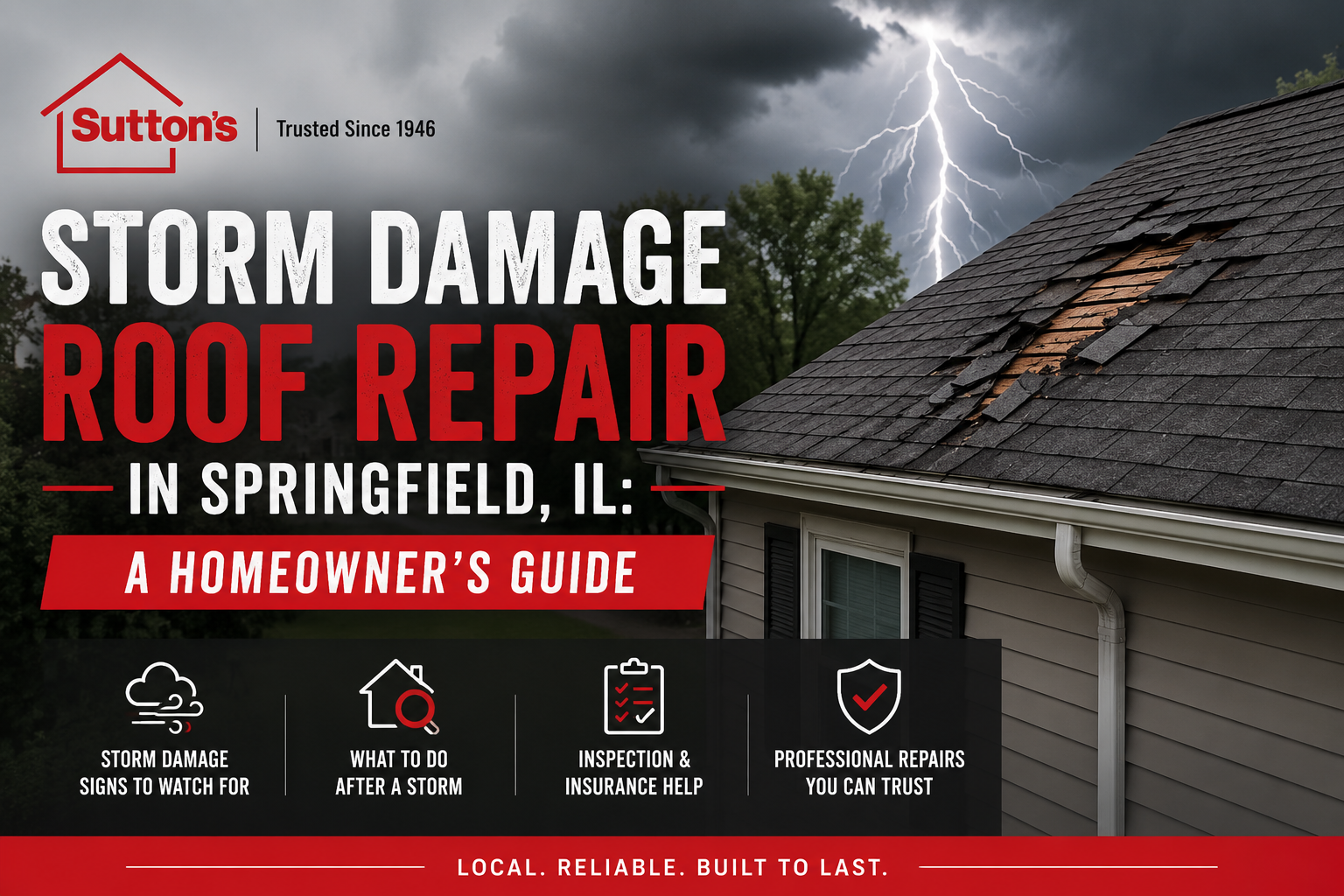 How To Spot Hail & Storm Damage On Your Roof | Sutton's